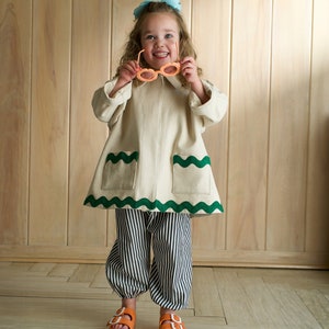 Canvas Chore Coat- Ric Rac - Classic Chore Coat, Canvas Handmade Kids ...
