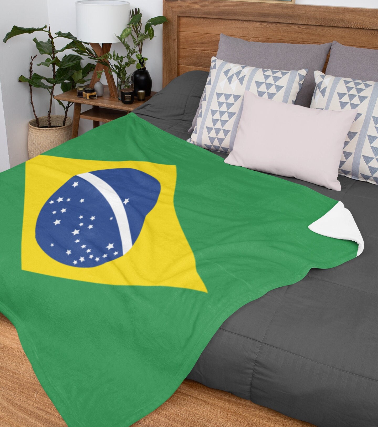 Brazil Blanket, Brazil Gift, Brazil Print, Brazil Home Kit, Brazil Day ...