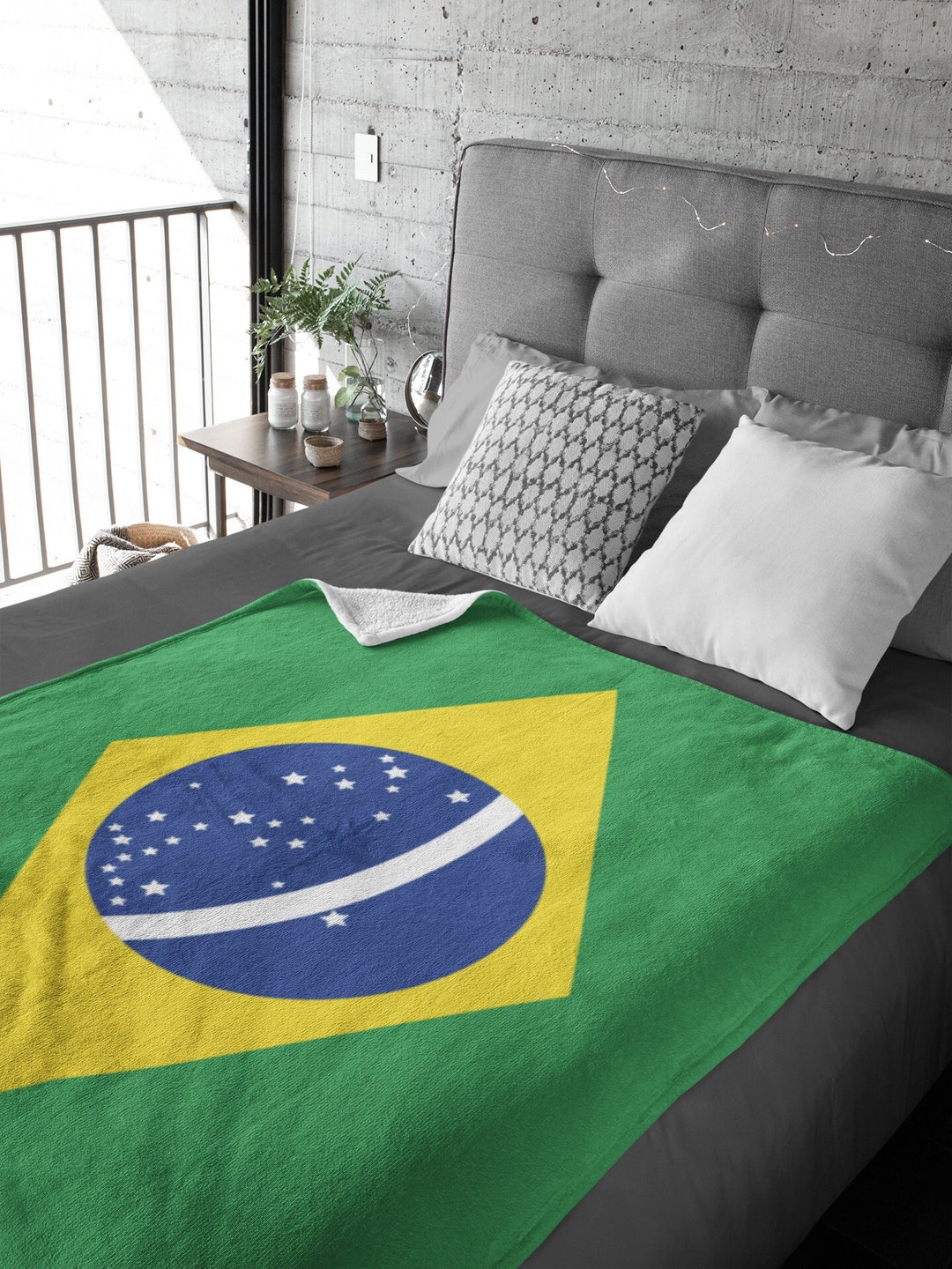 Brazil Blanket, Brazil Gift, Brazil Print, Brazil Home Kit, Brazil Day ...