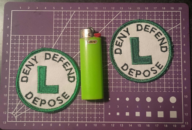 Deny Defend Depose Patch - Etsy