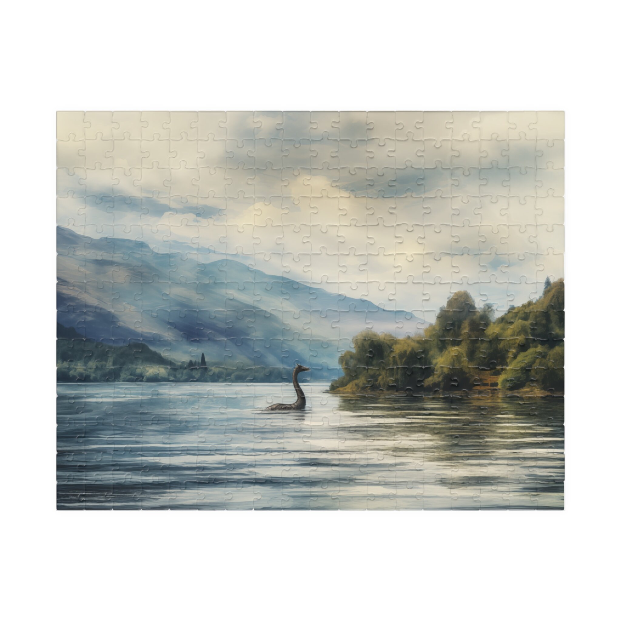 Loch Ness Monster Jigsaw Puzzle (110, 252, 520, 1014 Pieces), Adult ...