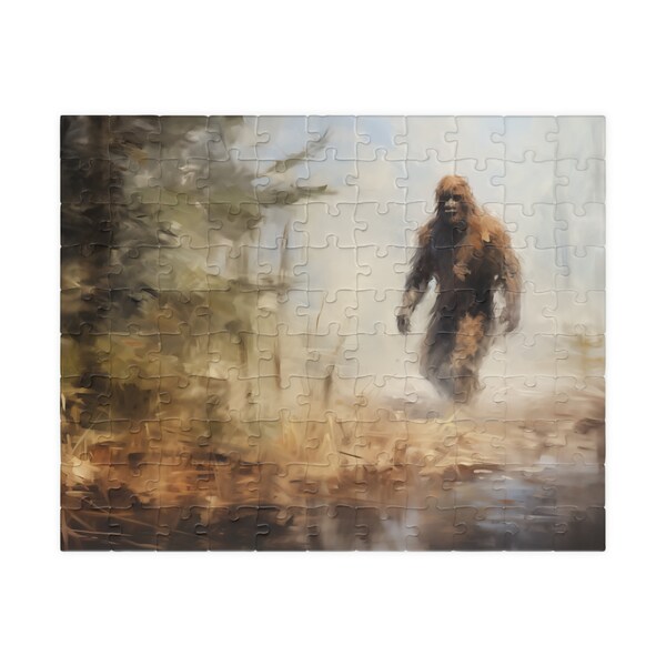 Bigfoot Jigsaw Puzzle - Etsy
