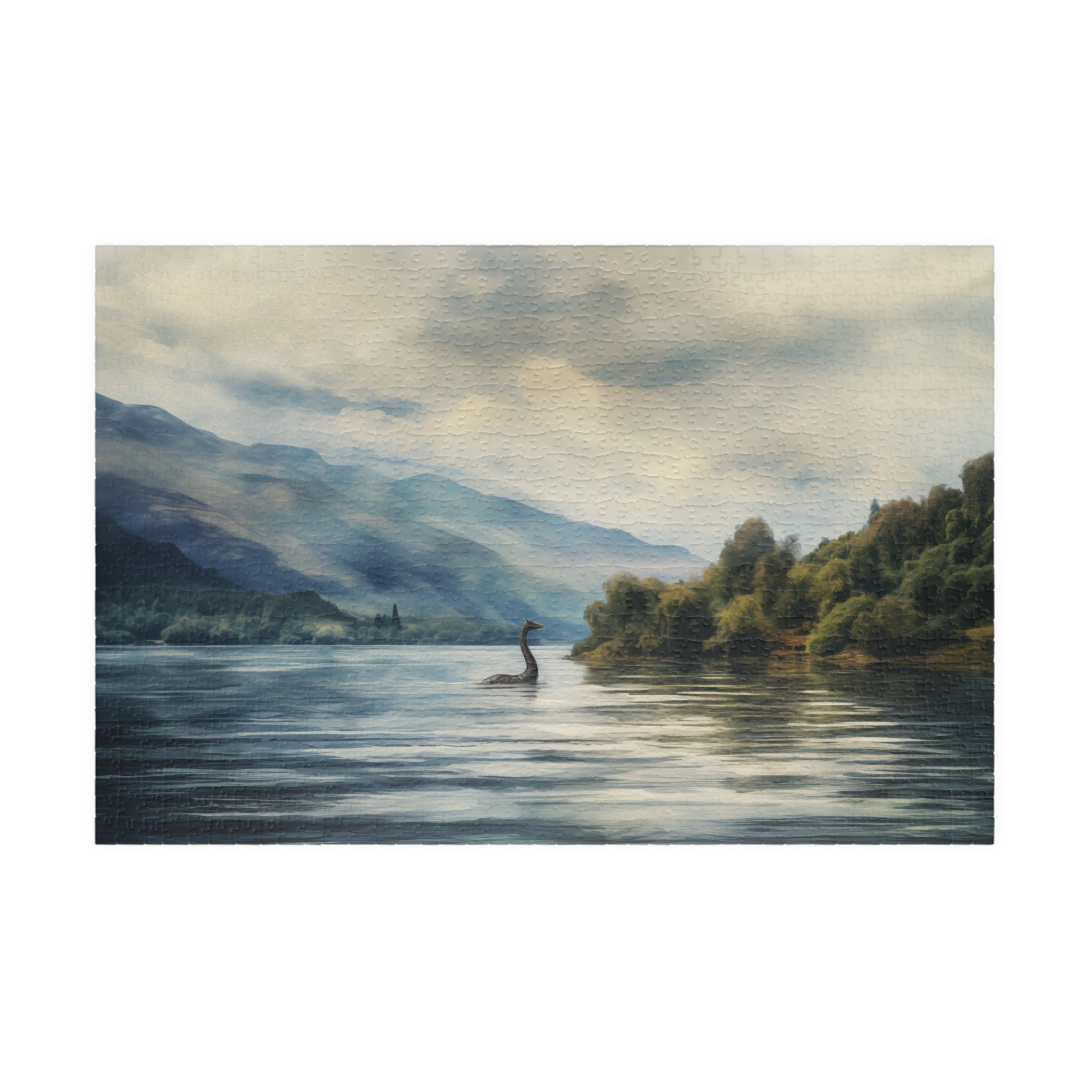 Loch Ness Monster Jigsaw Puzzle (110, 252, 520, 1014 Pieces), Adult ...
