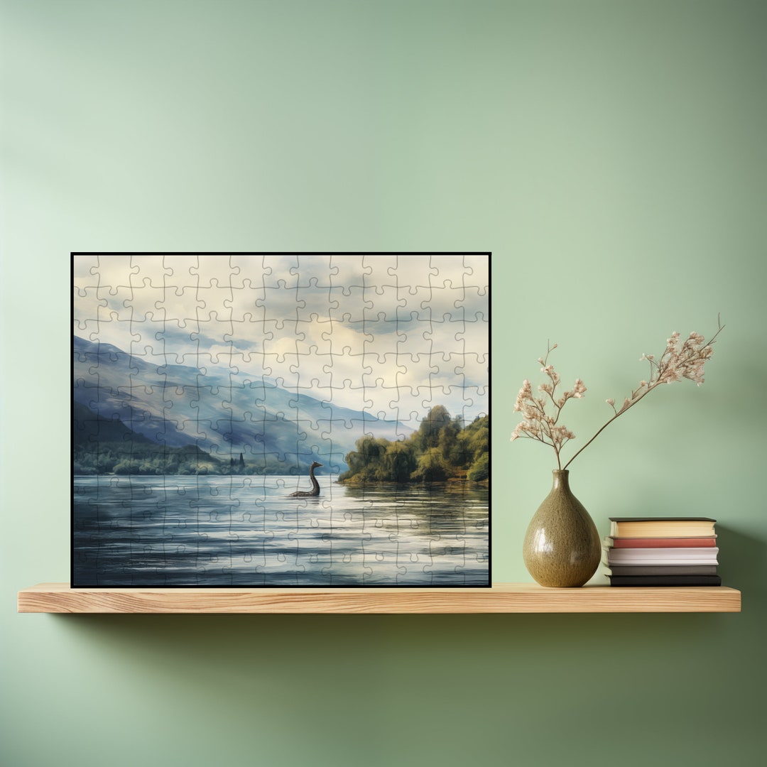 Loch Ness Monster Jigsaw Puzzle (110, 252, 520, 1014 Pieces), Adult ...