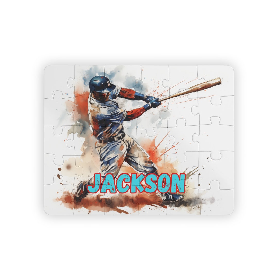 Personalized Baseball Puzzle for Kids, Baseball Puzzle, Puzzle for Boys ...