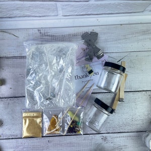Gel Candle Making Kit With Shimmer - DIY Adult Craft Supply, Unique ...