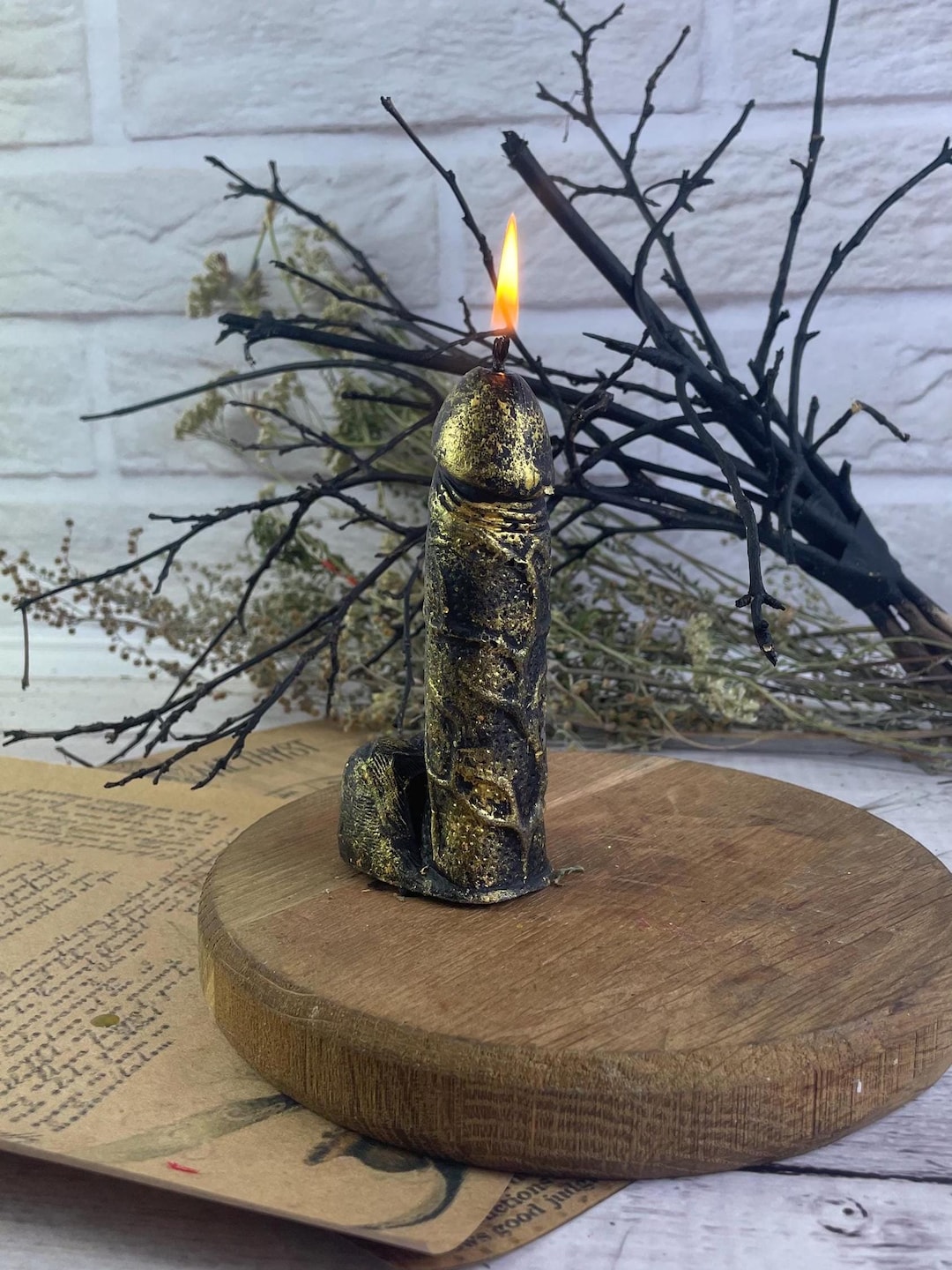 Handmade Phallus Ritual Candle: Fertility, Masculine Strength & Love ...