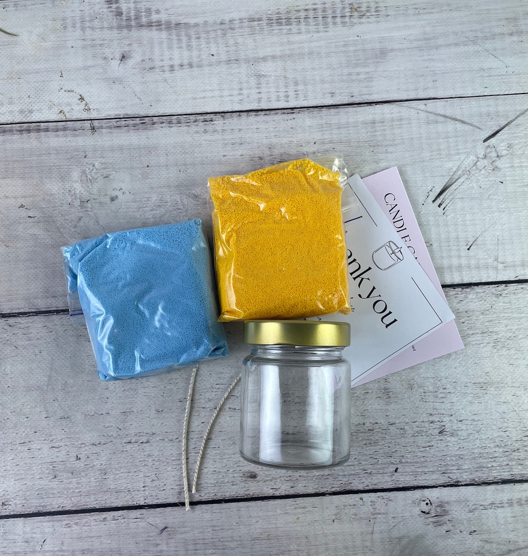 DIY Kit, Candle Making Kit Two Colors, Adult Craft Supply Kit, Make ...
