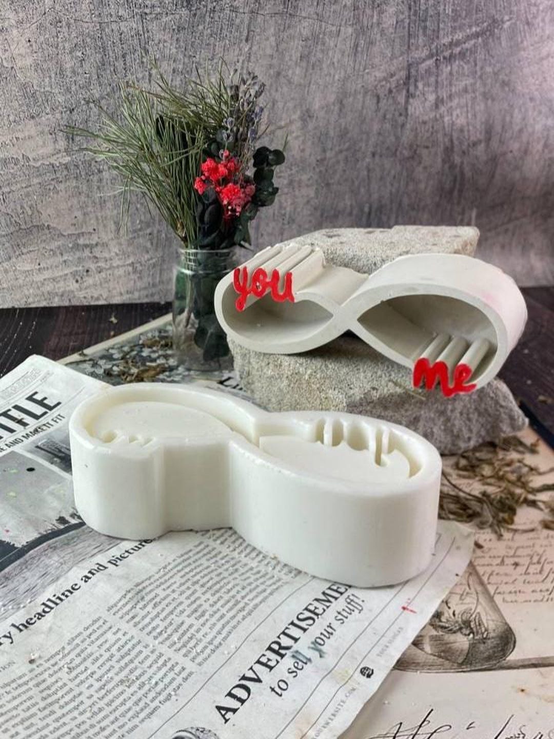 Infinity Love Silicone Mold – 3D Infinity Symbol Mold for Plaster ...