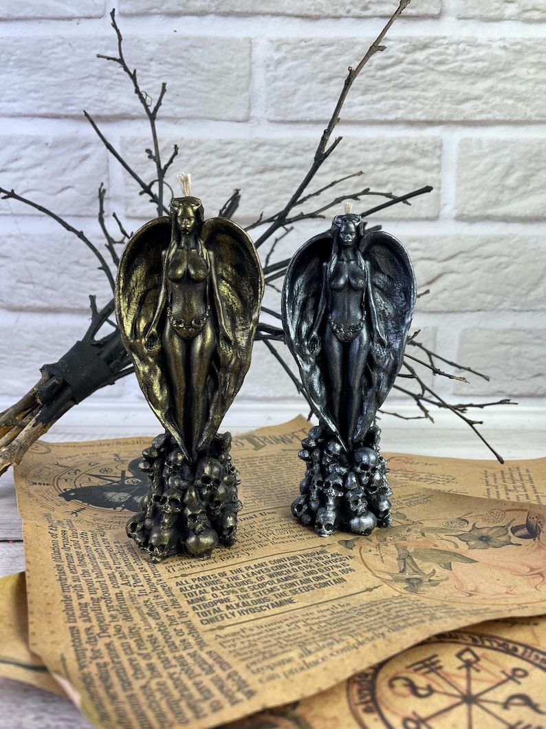 Empowering Lilith Candle for Ritual Magic – Feminine Energy Altar Decor ...