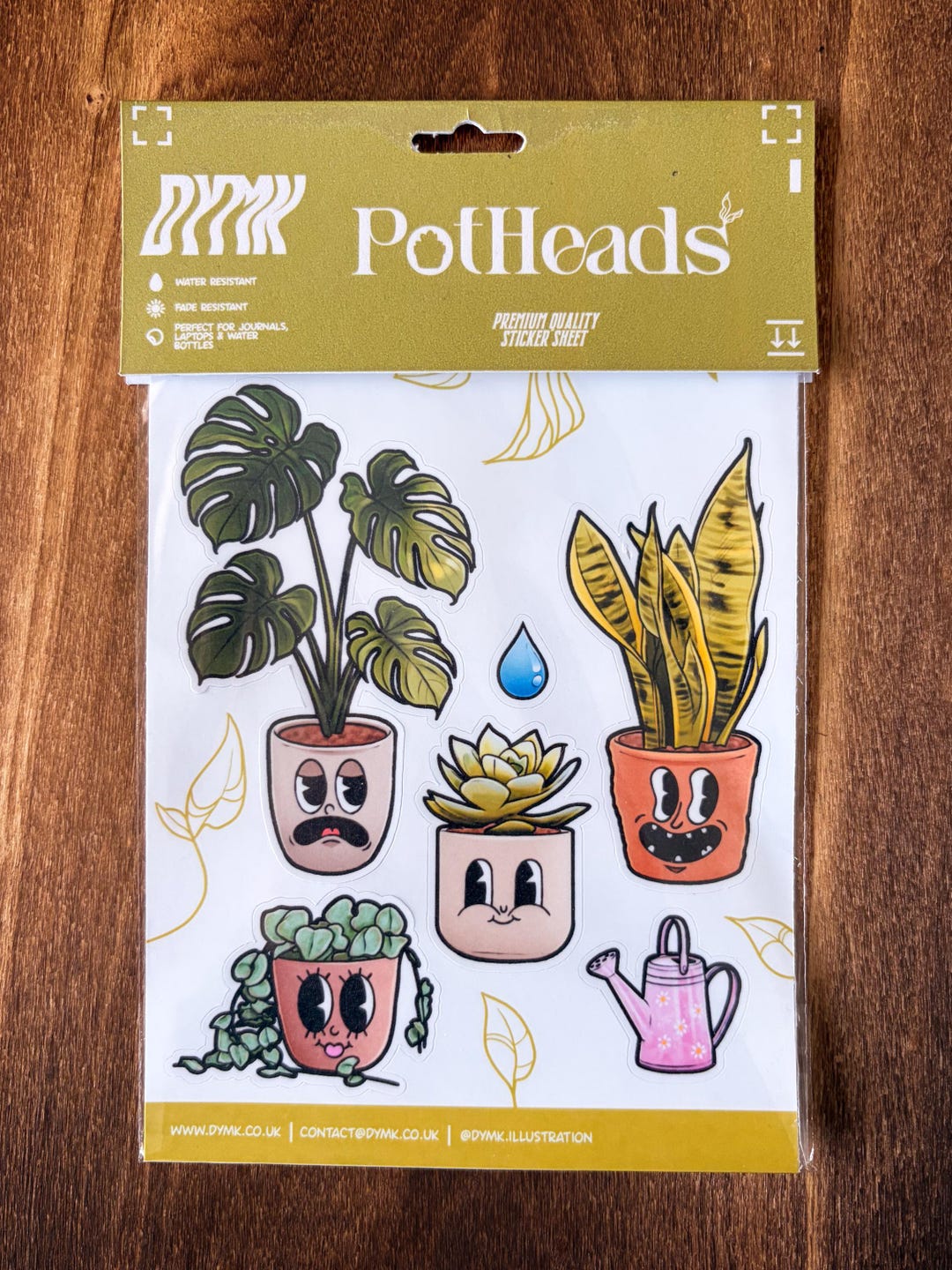 Potheads - Plant Lover Sticker Pack | Cute Houseplant Stickers | Plant ...