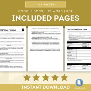 Employee Referral Program Template, Employee Recommendation Program ...