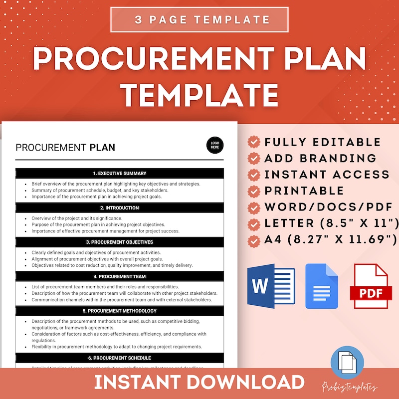 Sourcing Plan Template - Etsy UK