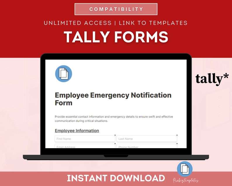 Employee Emergency Notification Online Form, Staff Emergency Contact ...