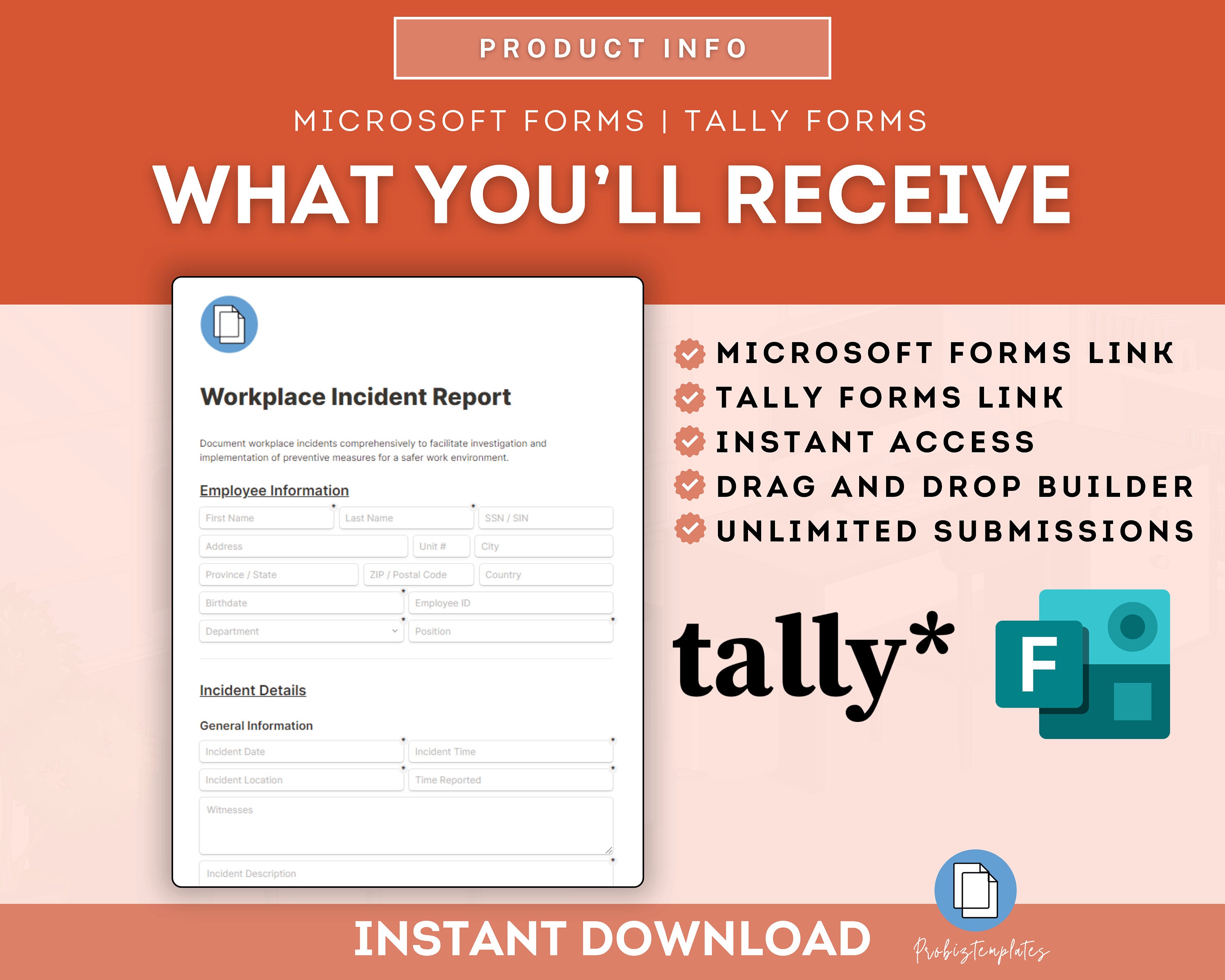 Workplace Incident Report Online Form, Workplace Accident Report Form ...