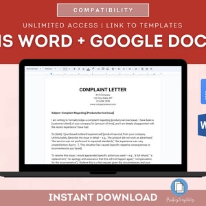 Complaint Letter Template, Formal Complaint Letter, Customer Complaint ...