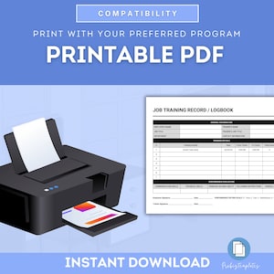 Job Training Record Template, Employee Training Progress Tracker, HR ...