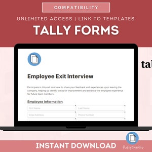 Employee Exit Interview Online Form, Departing Staff Feedback Form ...