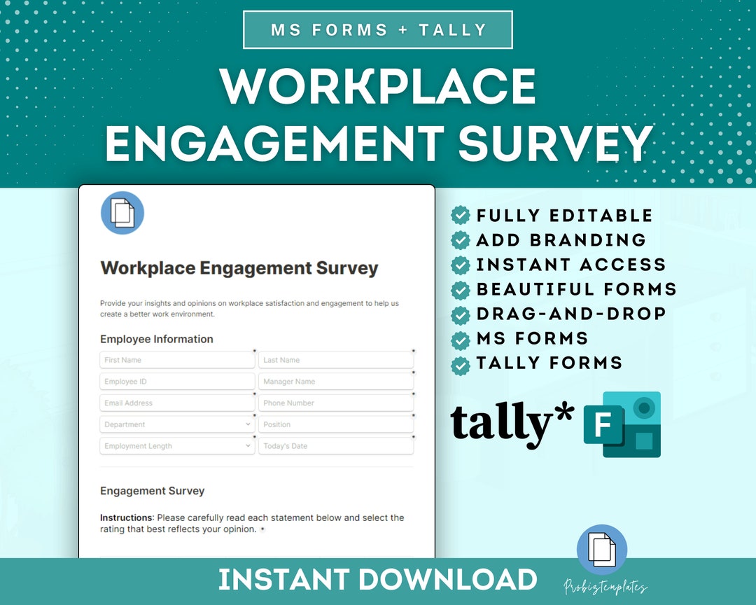 Employee Engagement Online Survey, Employee Survey, Employee Feedback ...