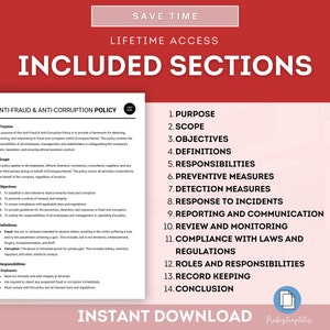 Anti-fraud and Anti-corruption Policy Template, Fraud Prevention Policy ...