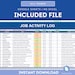 Job Activity Log Template, Work Task Tracker, Daily Work Journal ...
