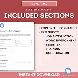 Employee Exit Interview Online Form, Departing Staff Feedback Form ...