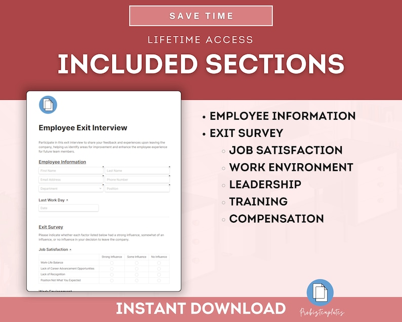 Employee Exit Interview Online Form, Departing Staff Feedback Form ...