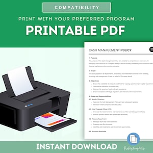 Cash Management Policy Template, Business Cash Handling Policy ...