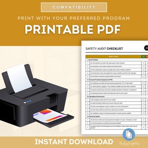 Workplace Safety Audit Checklist Template, Safety Inspection Form ...