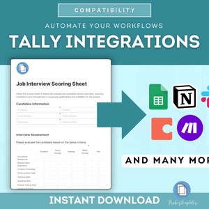 Job Interview Online Scoring Sheet, Human Resources Interview ...