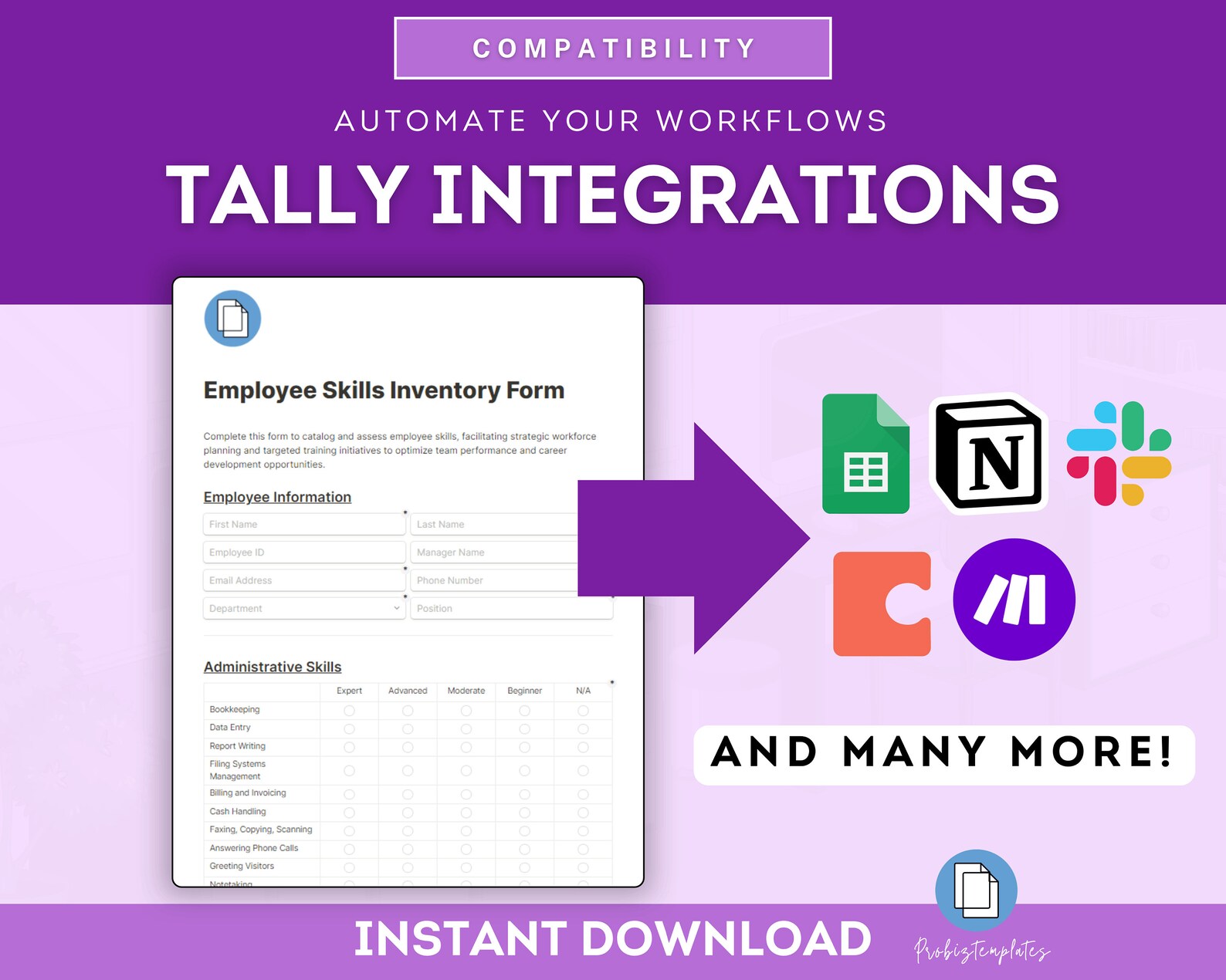 Employee Skills Inventory Online Form, Staff Competency Assessment ...