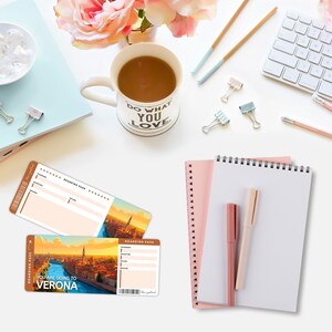 Printable Verona Surprise Gift Ticket, Editable Italy Boarding Pass ...