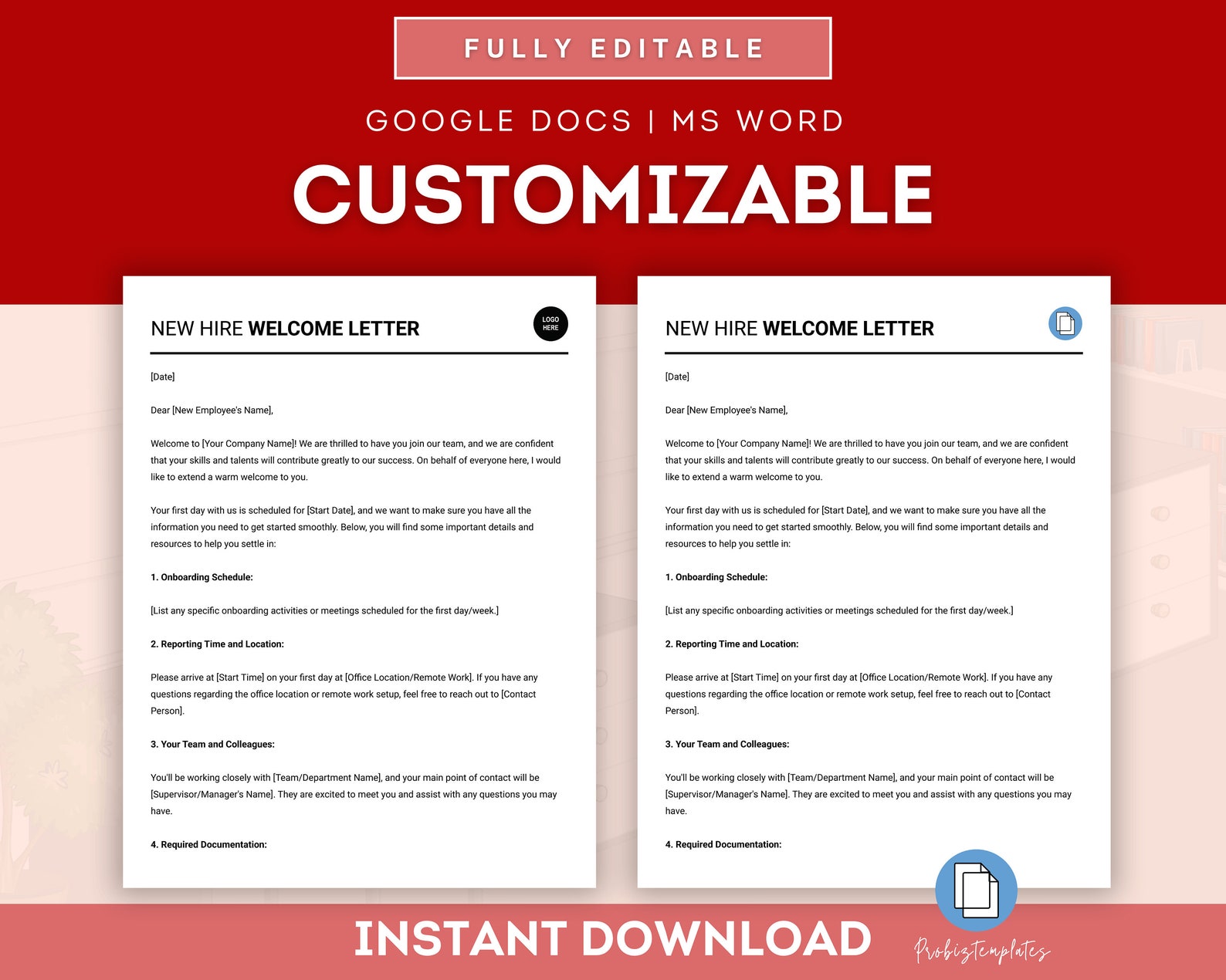 New Hire Welcome Letter Template, New Hire Welcome Kit, Welcome to the ...