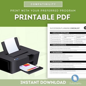Succession Planning Checklist Template, Leadership Succession Strategy ...