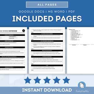 Knowledge Worker Questionnaire Template, Knowledge Worker Survey, Employee Knowledge Assessment ...