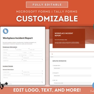 Workplace Incident Report Online Form, Workplace Accident Report Form ...