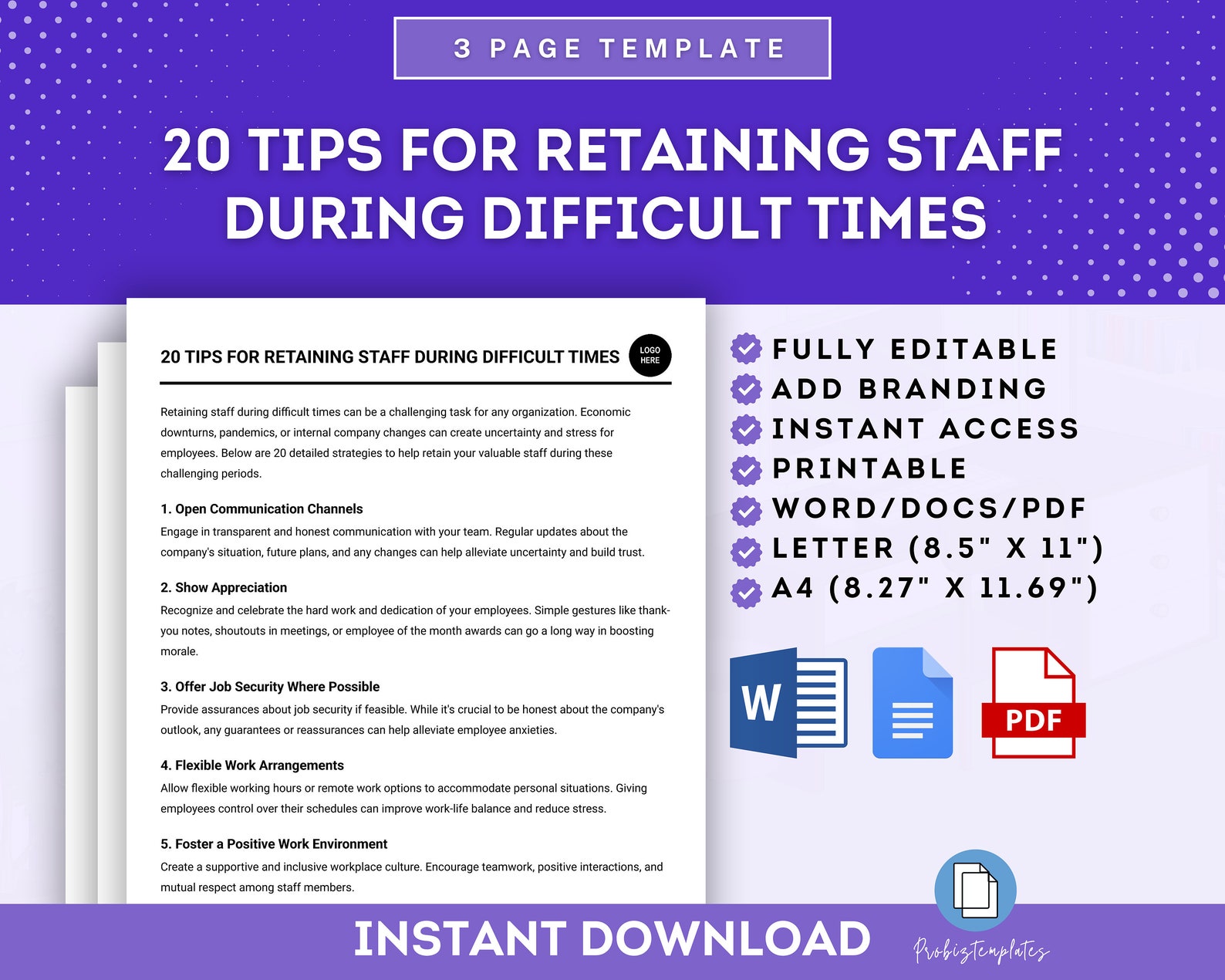20 Tips for Retaining Staff During Difficult Times, Employee Retention ...