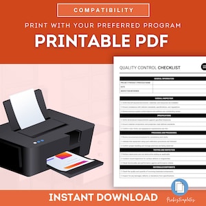 Quality Control Checklist Template, Quality Assurance Checklist Form ...