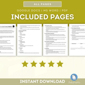 Non-profit Gift Acceptance Policy, Charity Gift Policy Template, Non ...