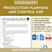 Production Planning and Control SOP, Production Control Standard ...