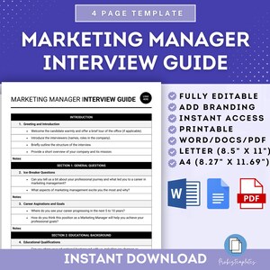 Marketing Manager Interview Guide, Marketing Leadership Interview Tips ...