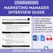 Marketing Manager Interview Guide, Marketing Leadership Interview Tips ...