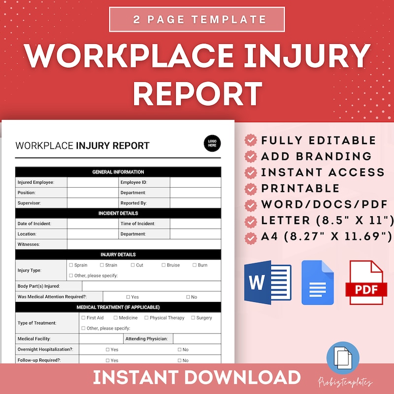 Incident Report Work - Etsy