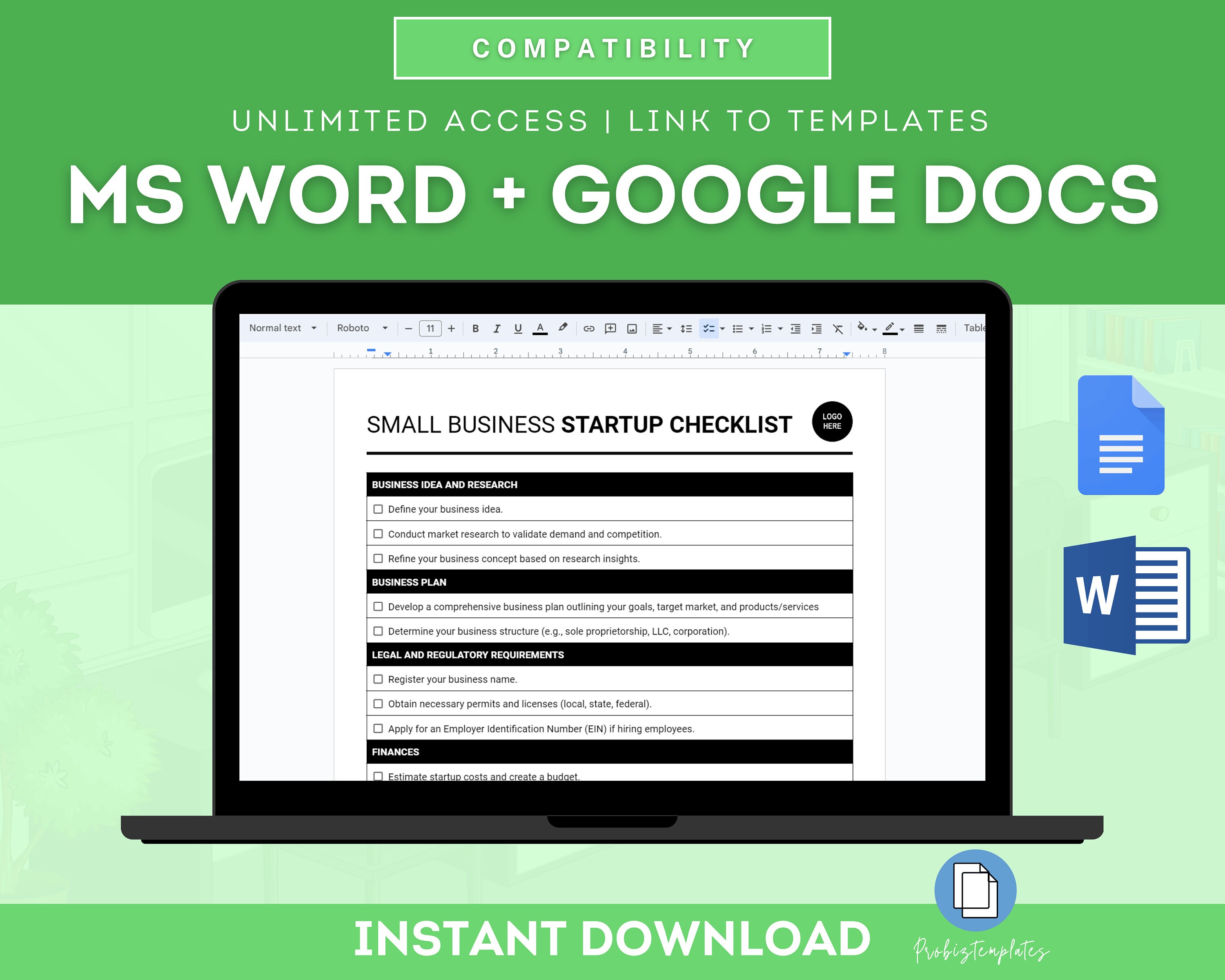 Small Business Startup Checklist, New Business Launch Guide, Startup ...