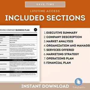 Moving Company Business Plan Template, Relocation Services Business ...