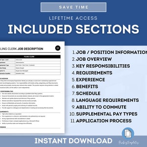 Filing Clerk Job Description Template, File Clerk Responsibilities ...