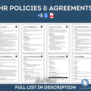 Human Resources Templates Bundle, Employee Onboarding, Employee ...