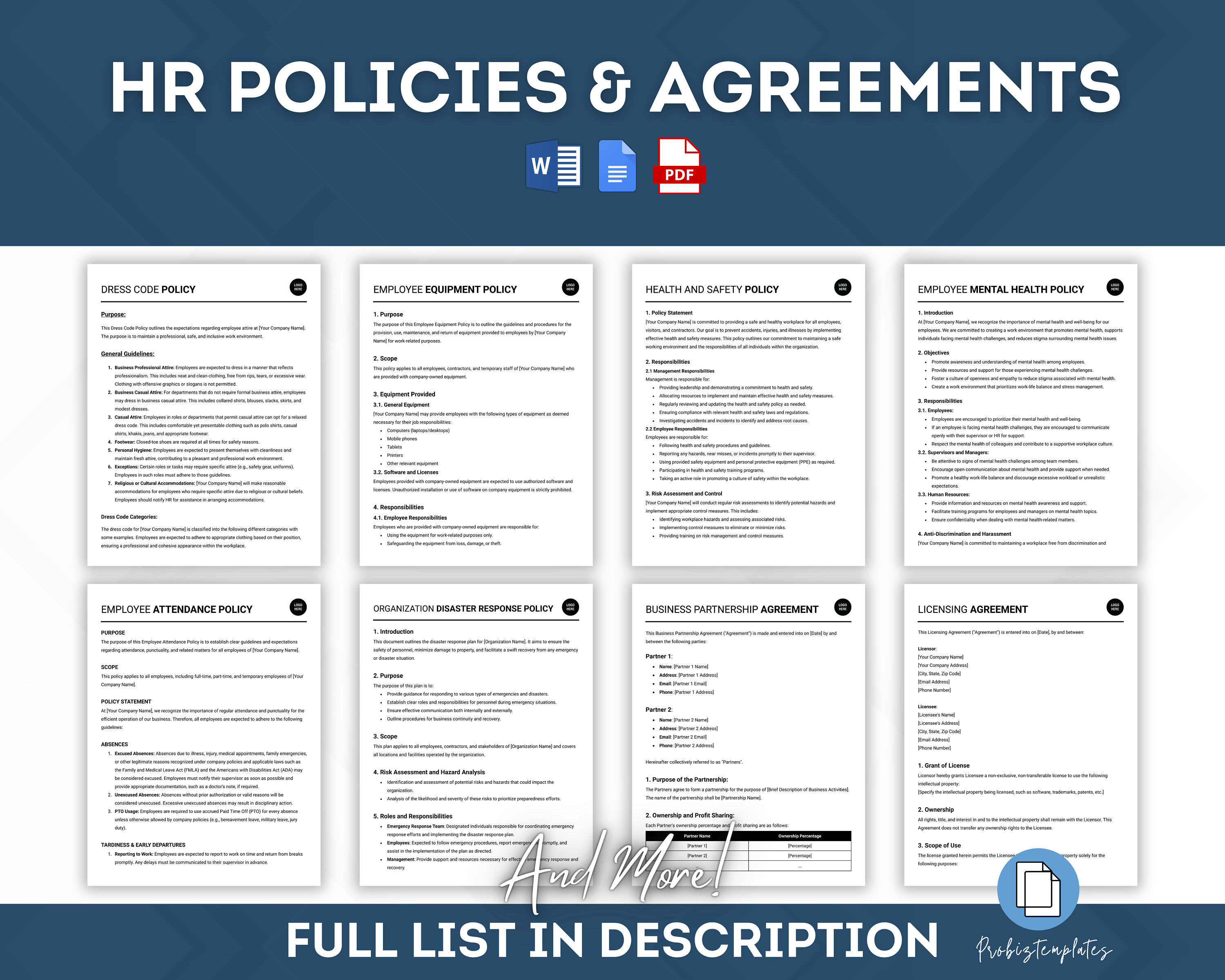 Human Resources Templates Bundle, Employee Onboarding, Employee ...