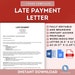 Late Payment Letter Template, Overdue Payment Reminder Letter ...