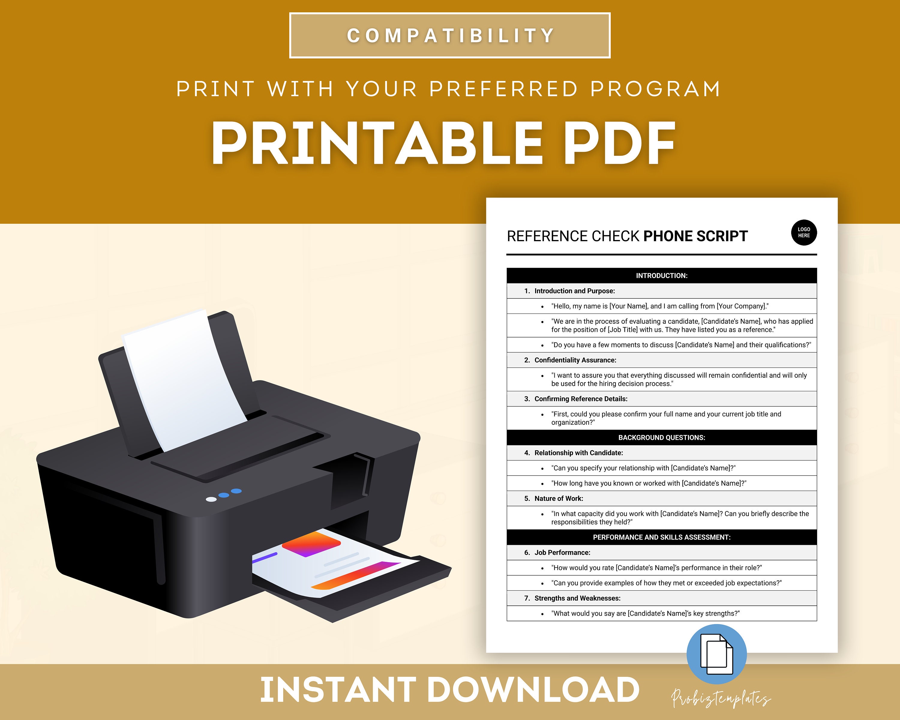 Reference Check Phone Script, Job Reference Check Phone Script ...